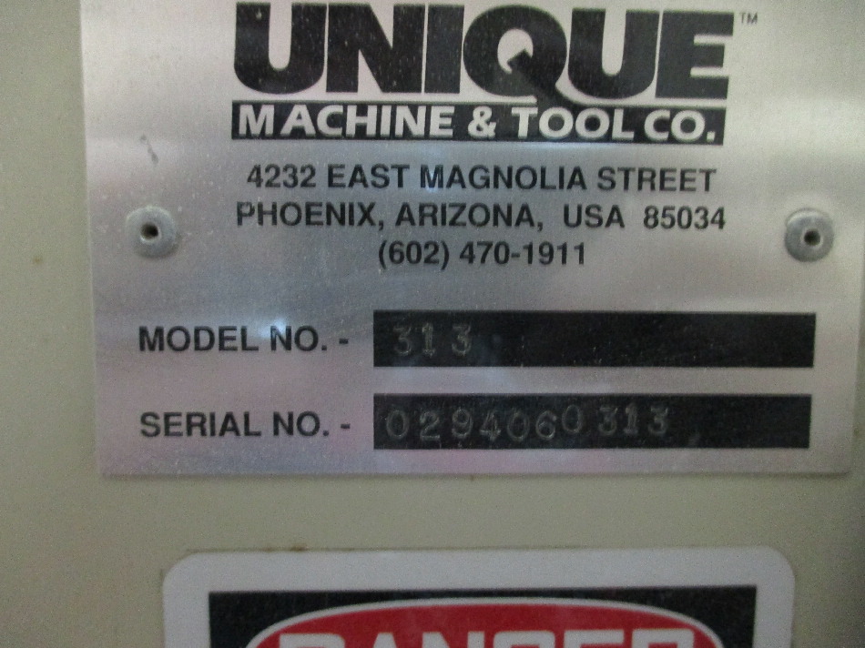 unique 313 machine porte angle