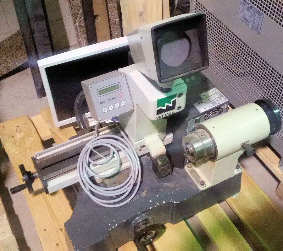 Lecteur optique tete de mouluriere